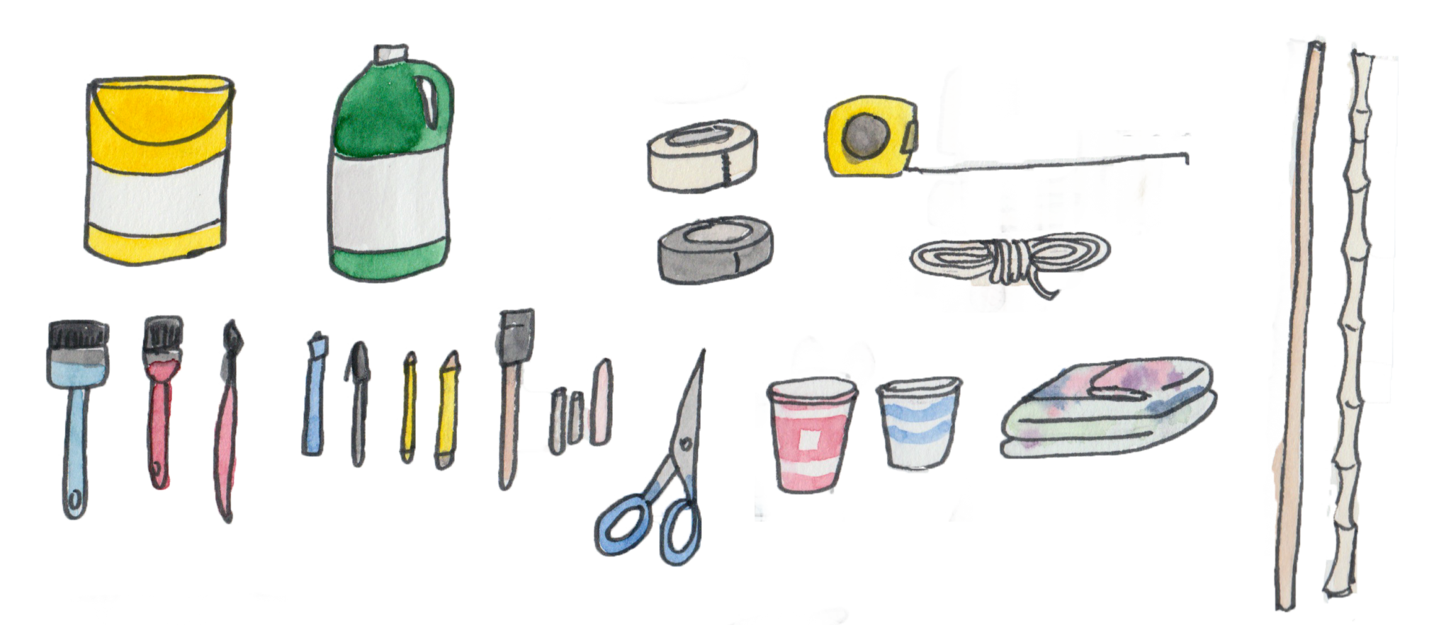 How to make parachute banners